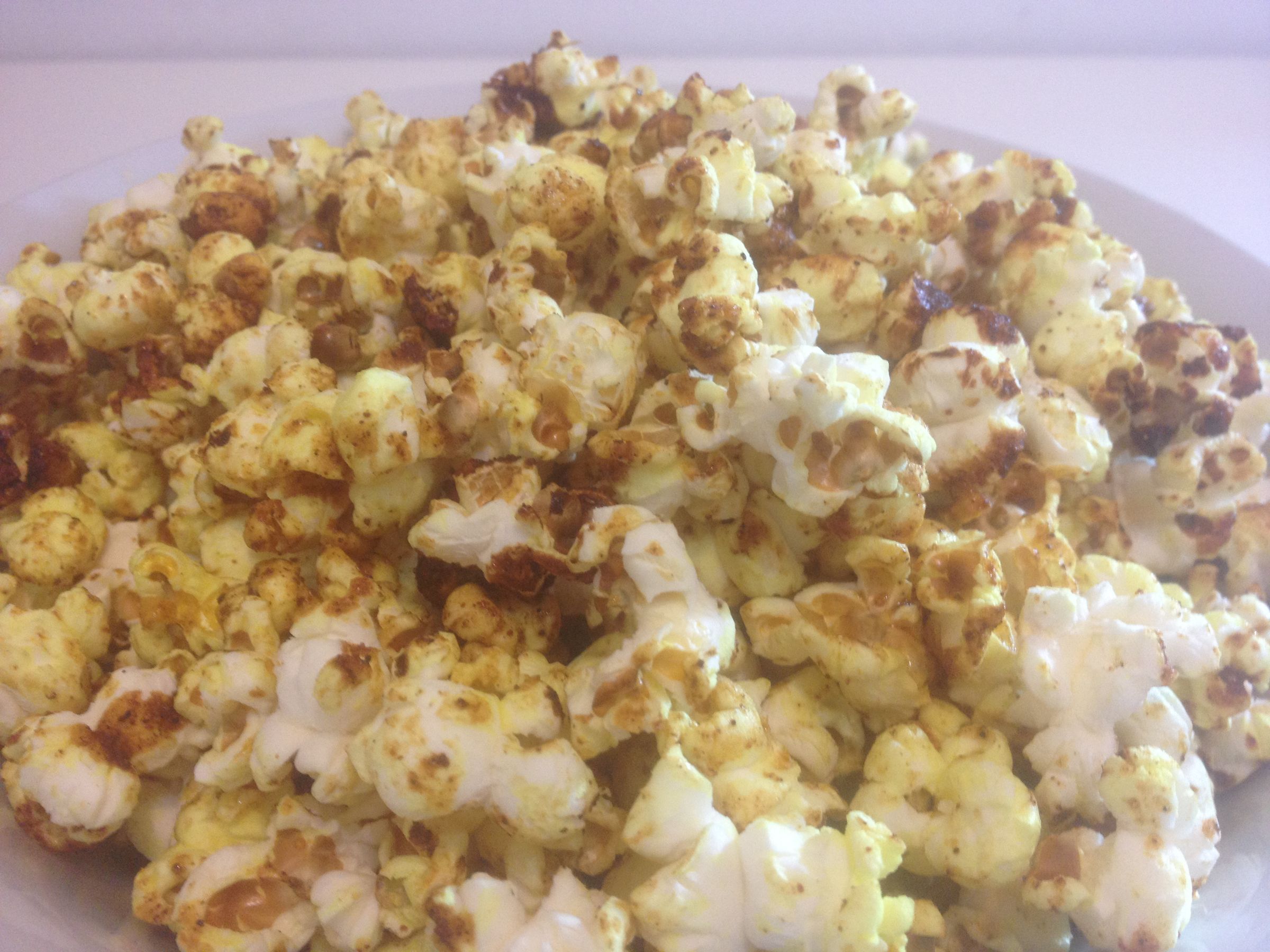 5 Minute Sweet´n´Spicy Curry Popcorn With Honey : 5 Steps (with ...