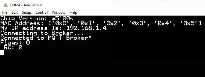 WIZnet Ethernet HAT[RP2040] + MQTT Pub/sub [mosquitto] : 11 Steps - Instructables