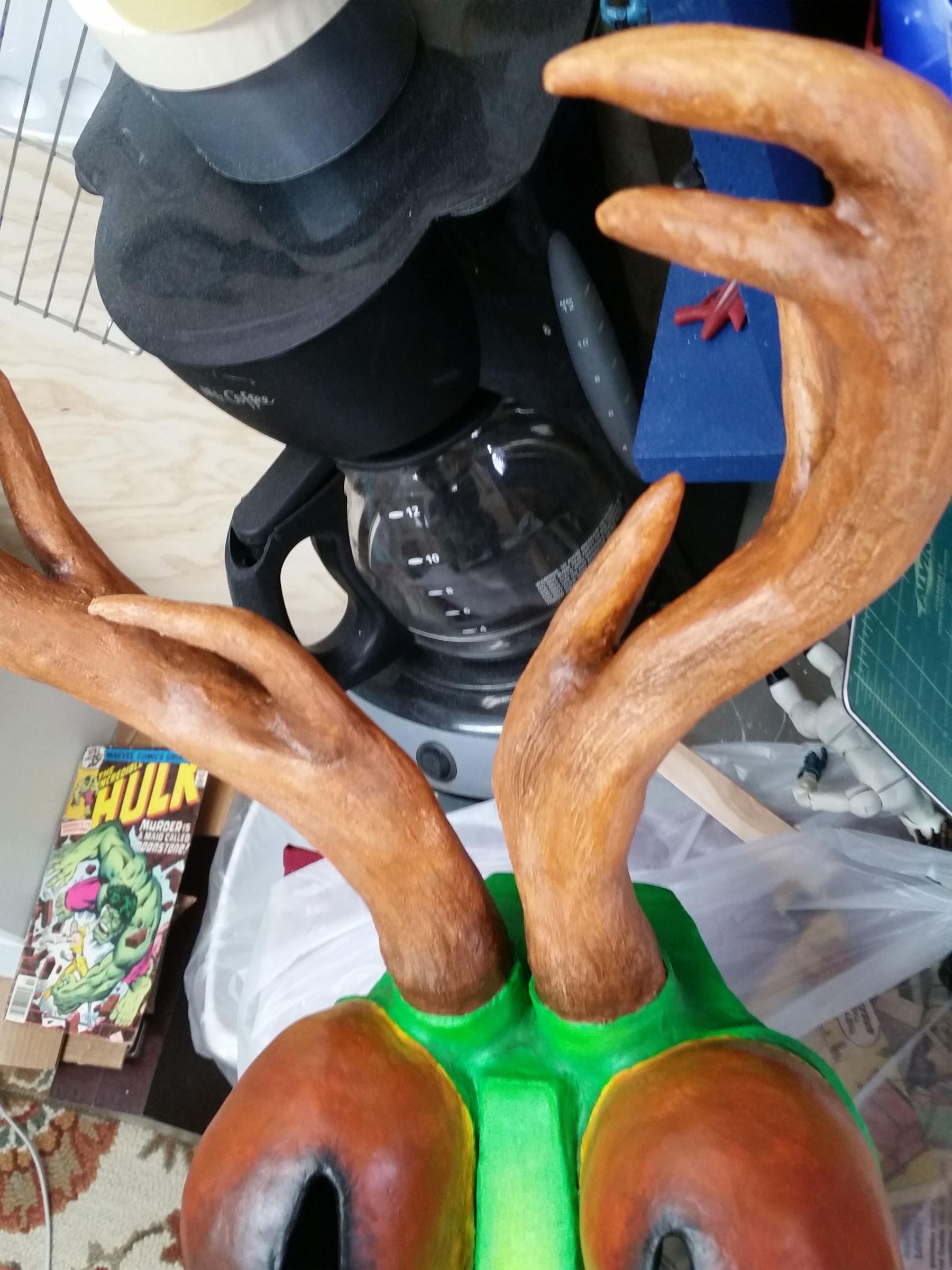 Buck Grasshopper Mask : 9 Steps (with Pictures) - Instructables