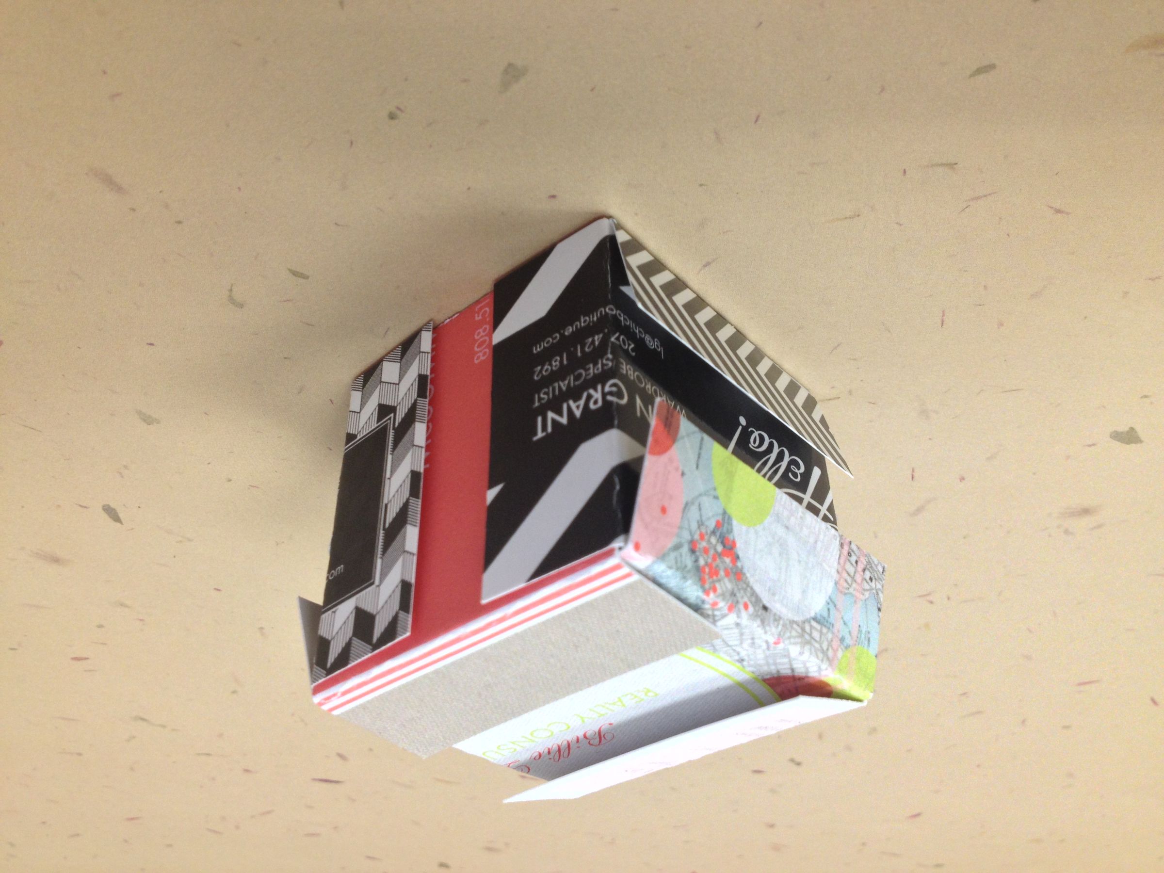 EASY How-to Make a Business Card Cube : 12 Steps - Instructables
