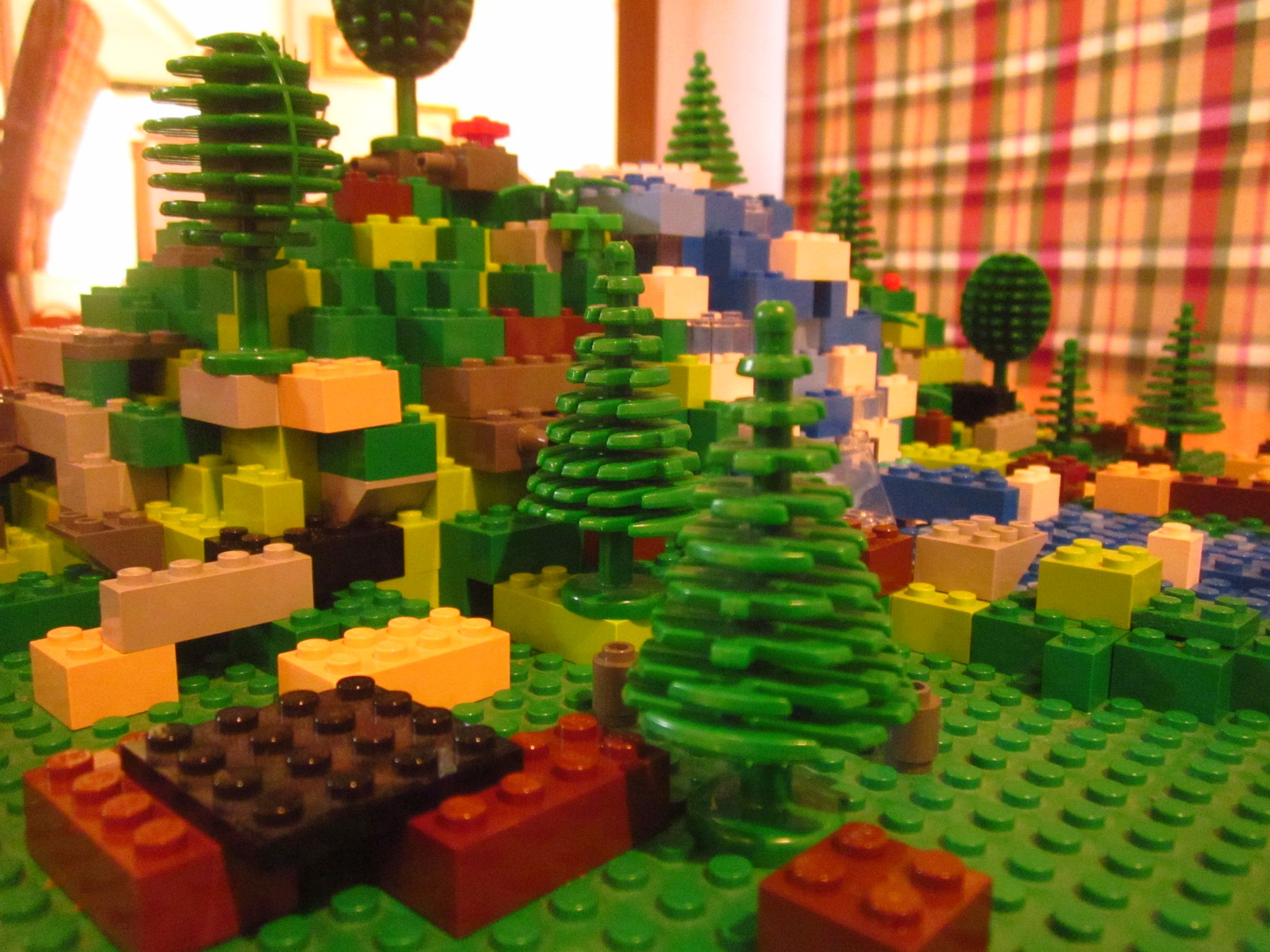Lego Mountain and Waterfall - Instructables