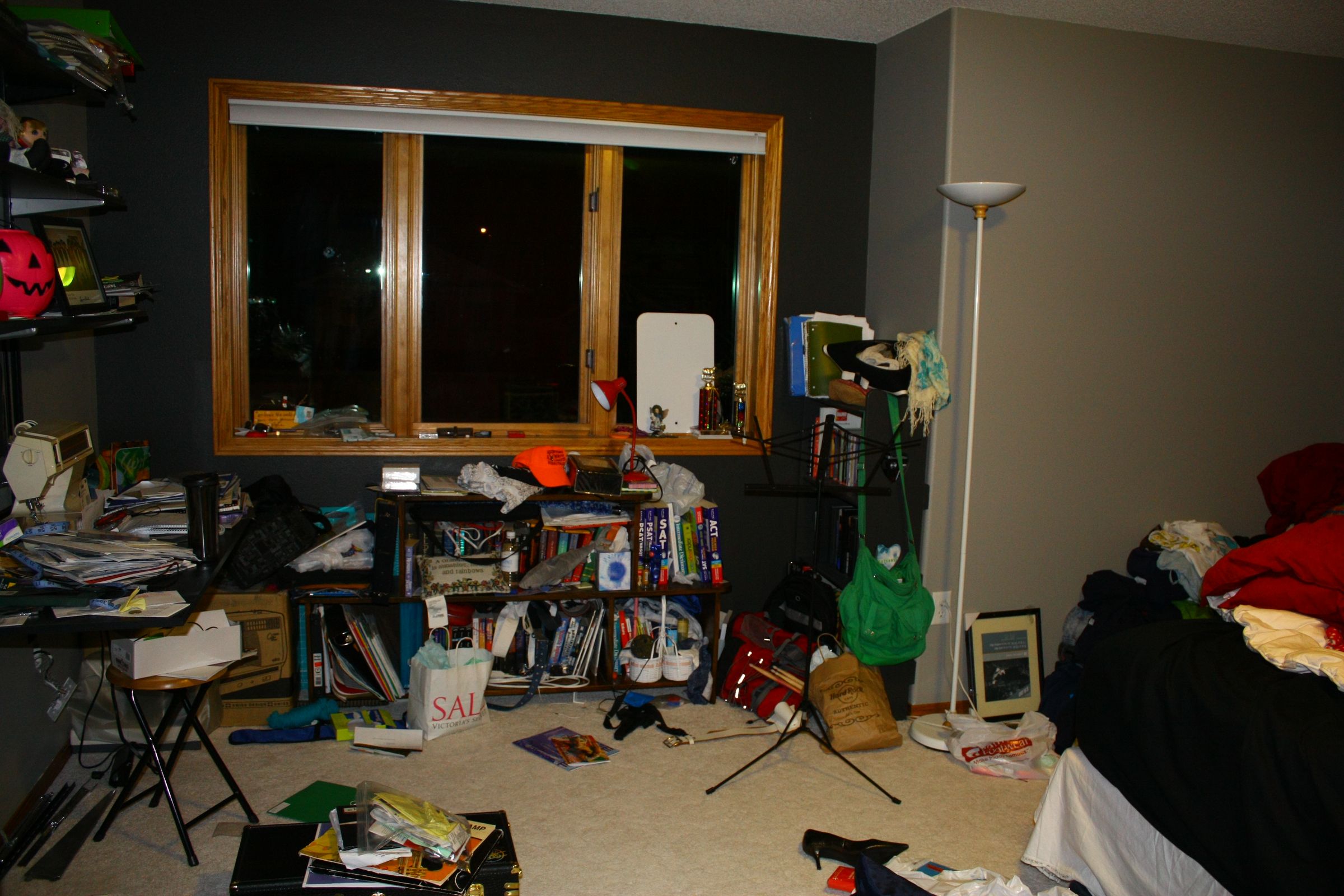 Messy Clean Up Floor