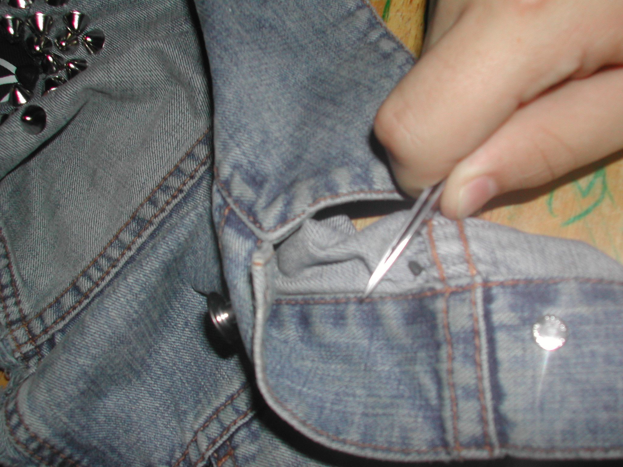 How to Add Studs to Clothing : 5 Steps - Instructables