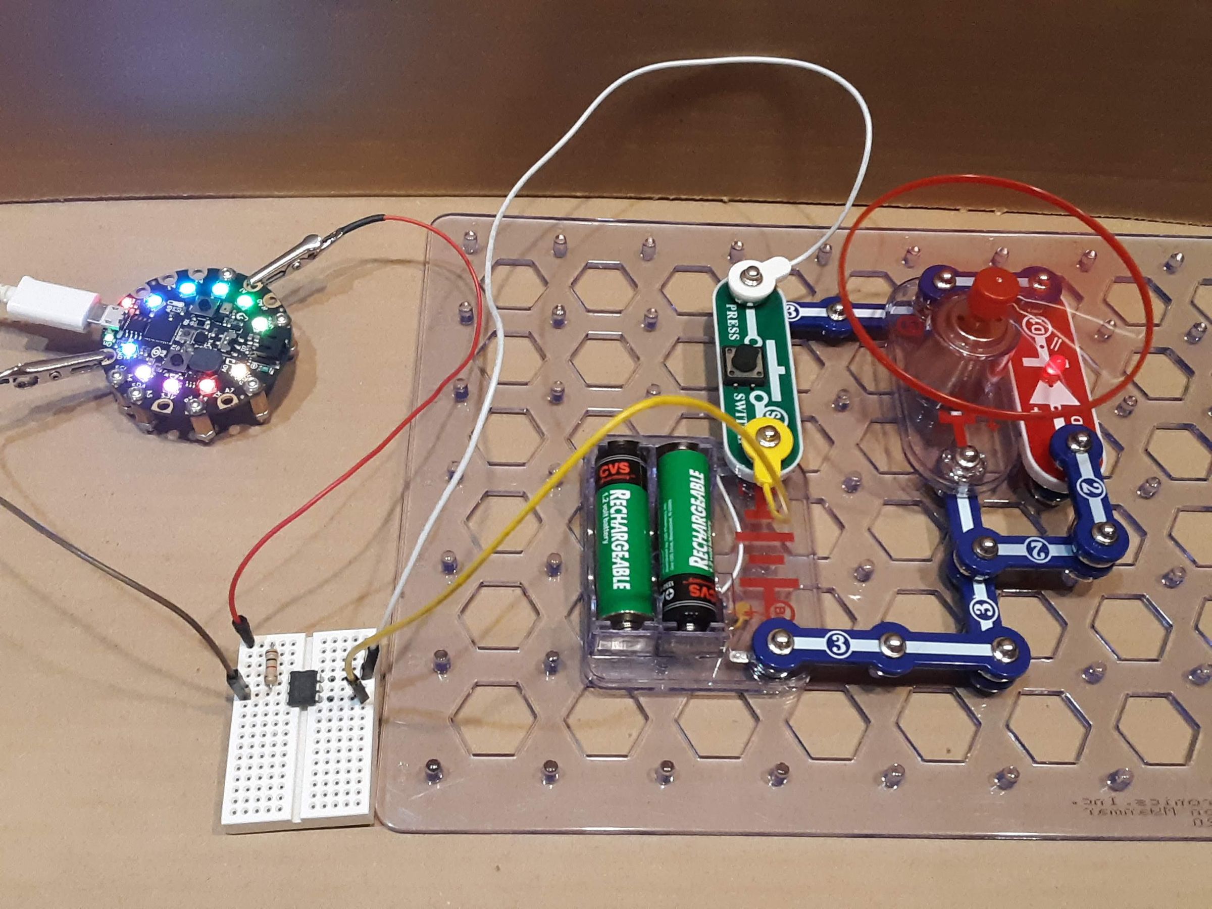 Control Snap Circuits With Circuit Playground Express : 4 Steps - Instructables