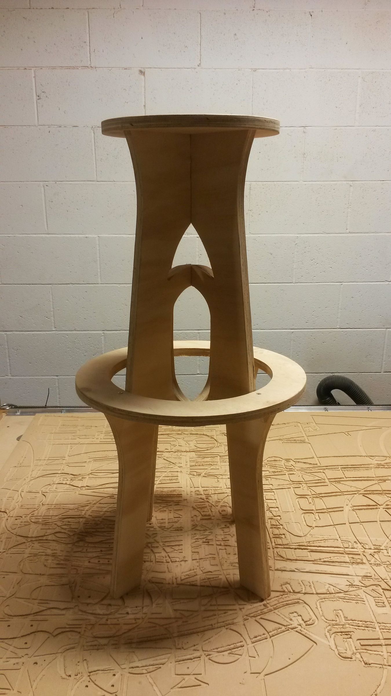 CNC Router Bar Stool : 10 Steps (with Pictures) - Instructables