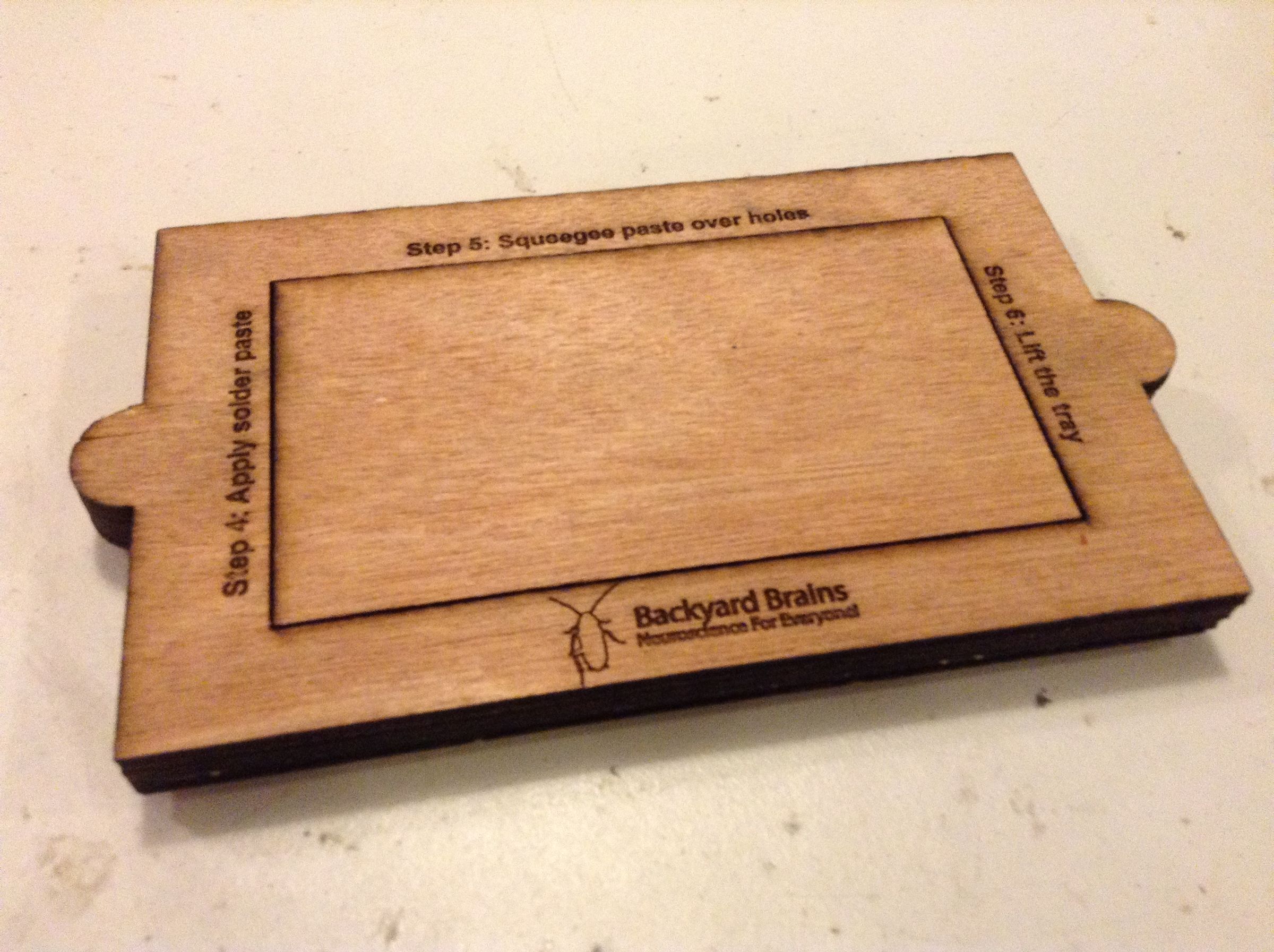 SMT 'Solder Paste Stencil' Production Jig Using a Laser Cutter : 14 ...