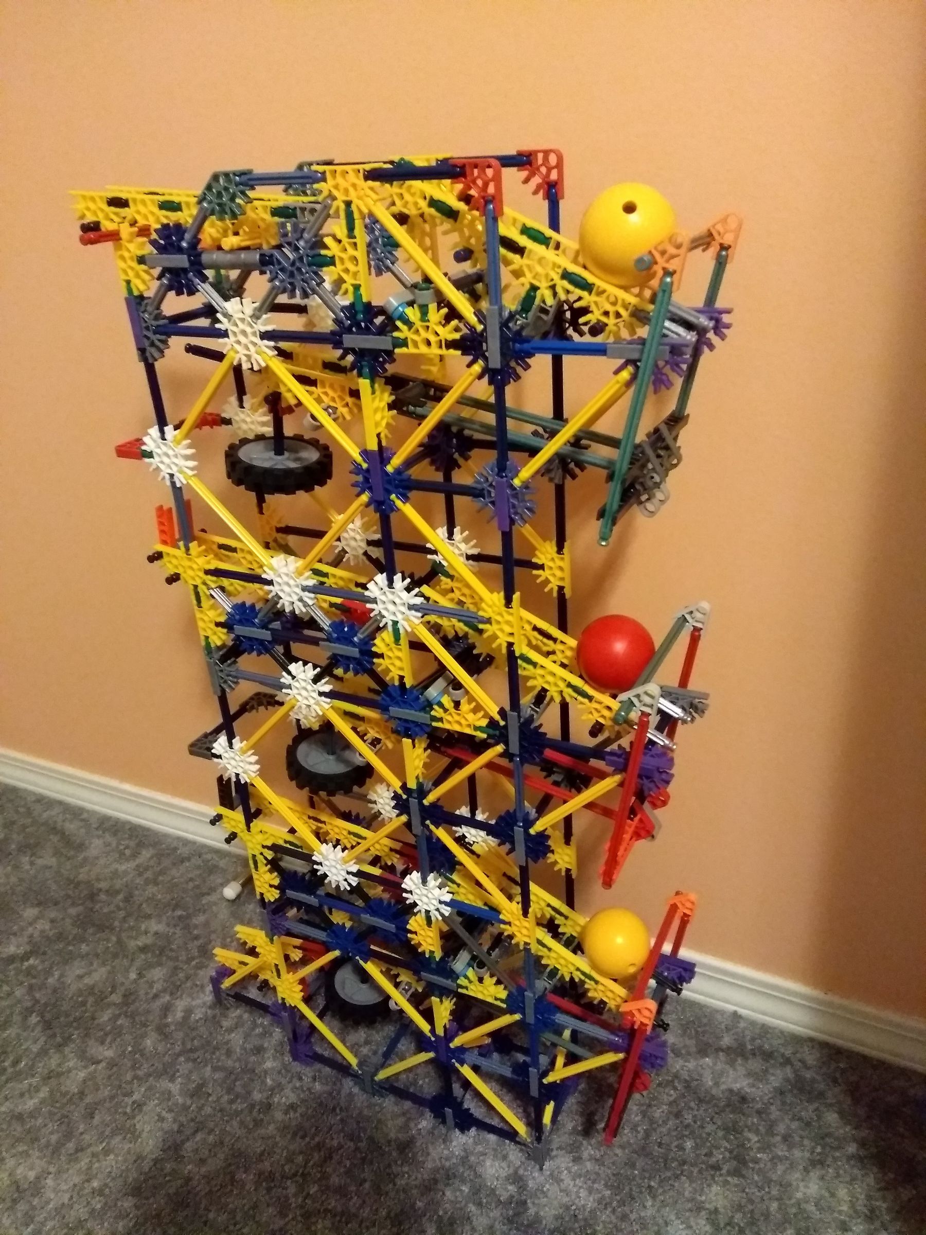 Binary Counter - a K'nex Ball Machine Path Separator : 3 Steps - Instructables