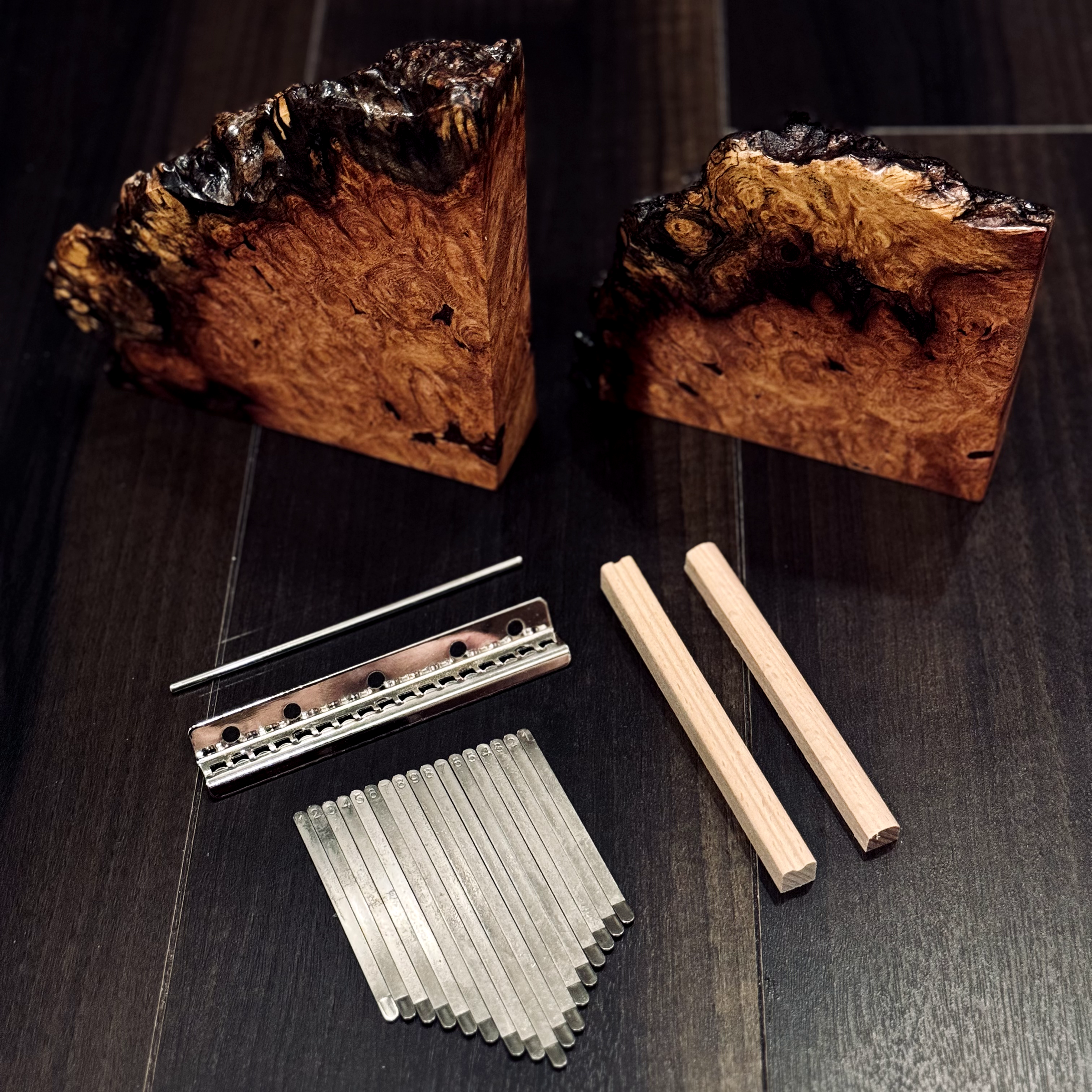 【DIY】Raw Majesty: KALIMBA Crafted From Untamed Quince Burl : 12 Steps ...