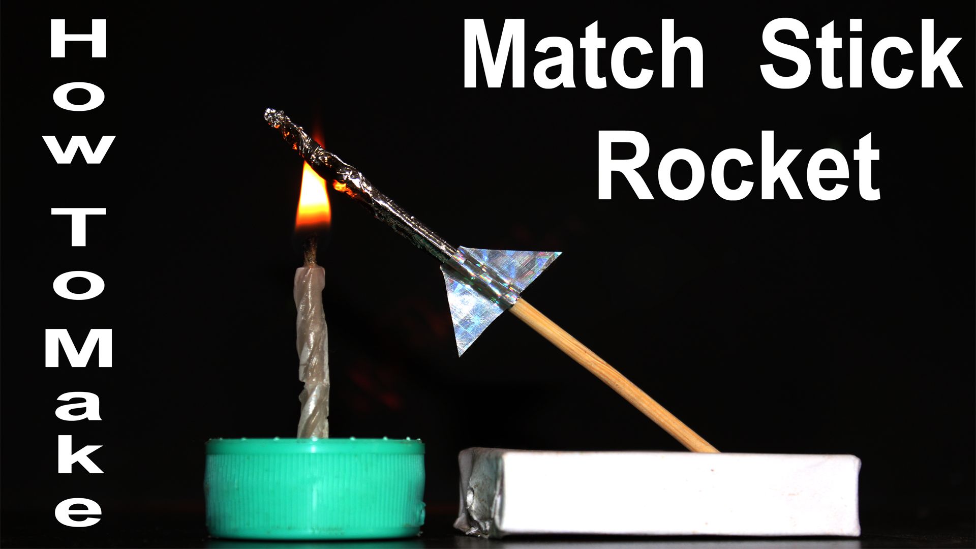 Make a Mini Matchstick Rocket With Matchstick Head and Launcher : 7 ...