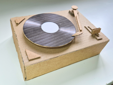 Build Your Own Working Cardboard Record Player : 9 Steps (with Pictures ...