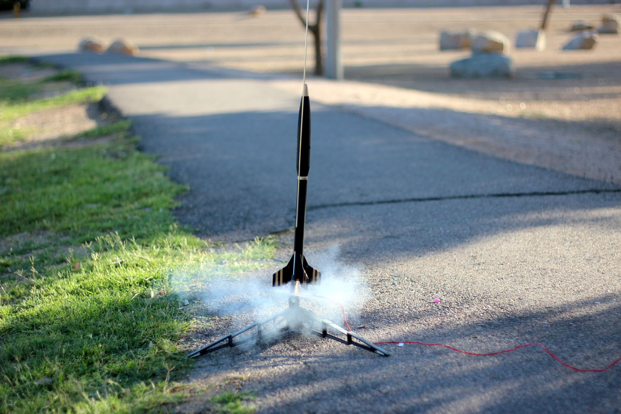 Model Rocket With Horizontal HD Video Keychain Camera : 11 Steps (with ...