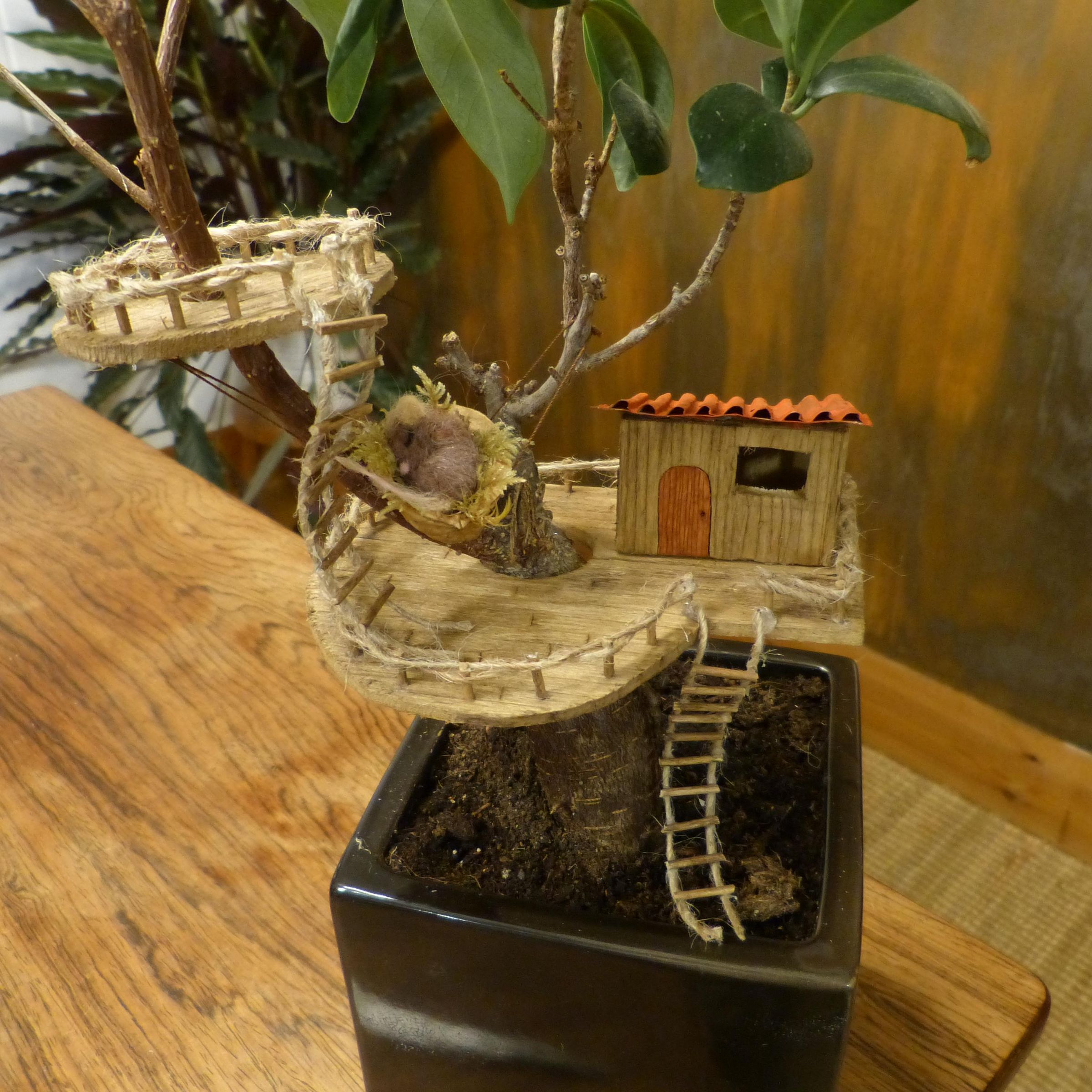 Houseplant Treehouse & Tiny Mouse : 15 Steps (with Pictures ...