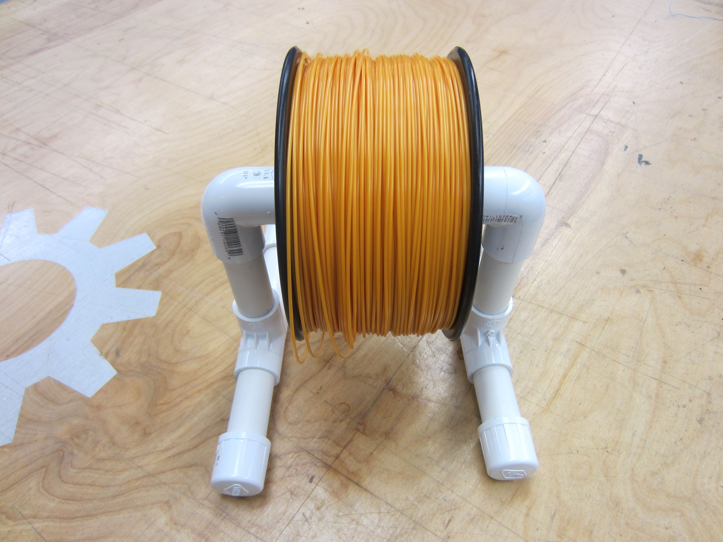 Low Cost 3D Printer Filament Spool Stand : 6 Steps - Instructables