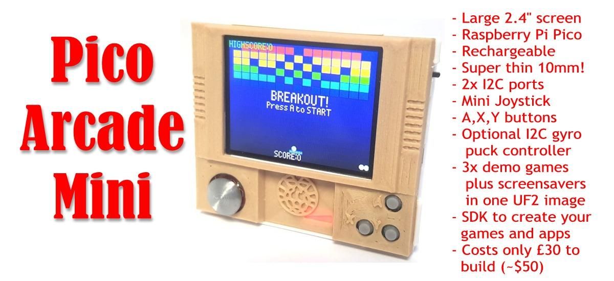 Pico Arcade Mini : 5 Steps (with Pictures) - Instructables