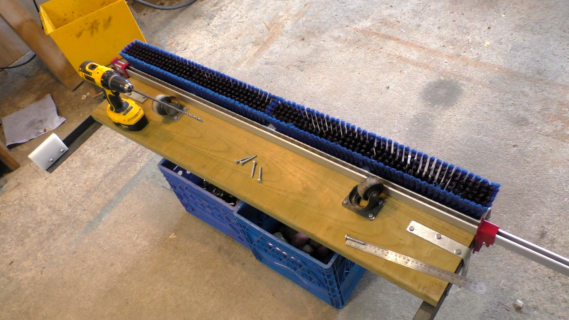 DIY Magnetic Bucket Broom on Kubota BX : 4 Steps (with Pictures ...