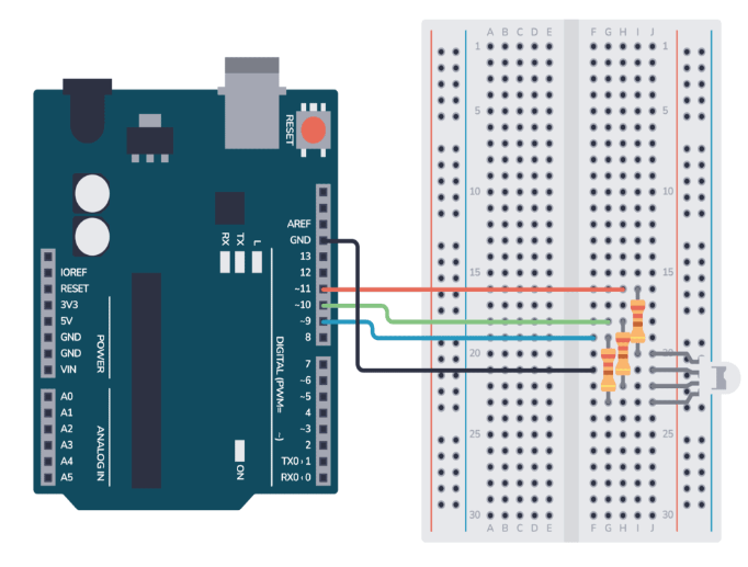 How to Control RGB LEDs With Arduino : 6 Steps - Instructables