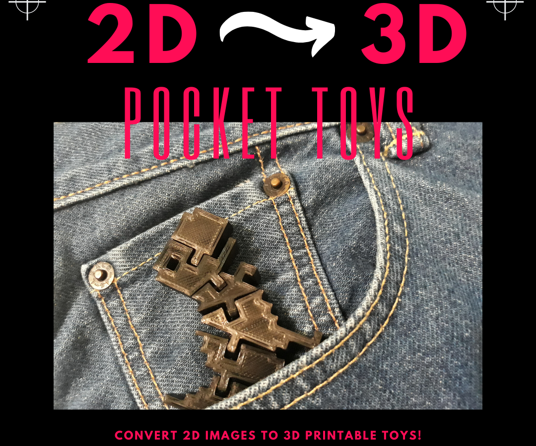 Pocket Toys: Convert 2D Images to 3D Printable Toys : 8 Steps (with ...