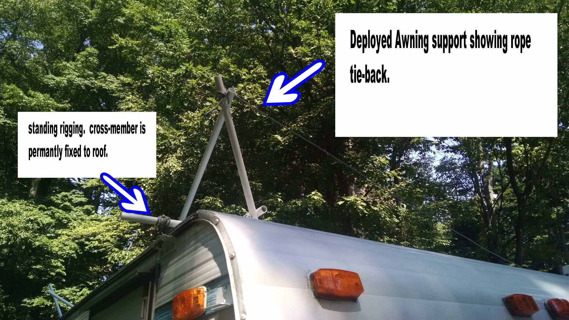 Sun Shade for Travel Trailer or Rv, $70 : 8 Steps (with Pictures ...
