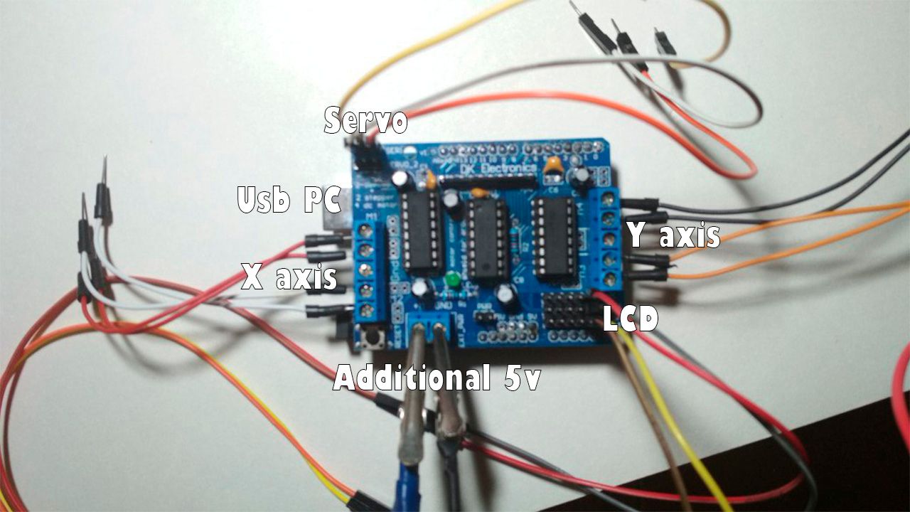 2D Arduino Plotter (arduino Uno, L293d, Cd-roms, Servo, Cd) : 6 Steps ...