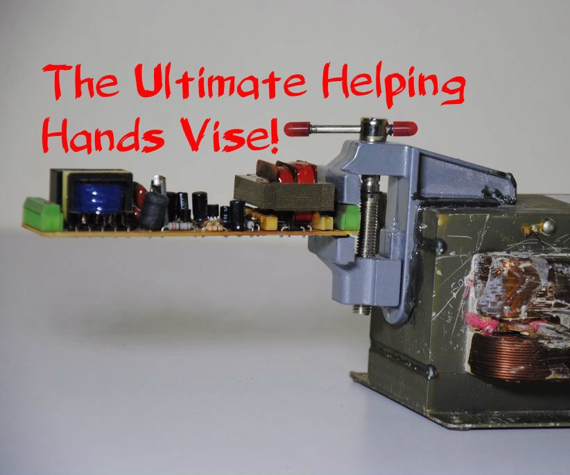 WAVE - the World's Simplest DIY Soldering Vise! (PCB Helping Hands) : 6 ...