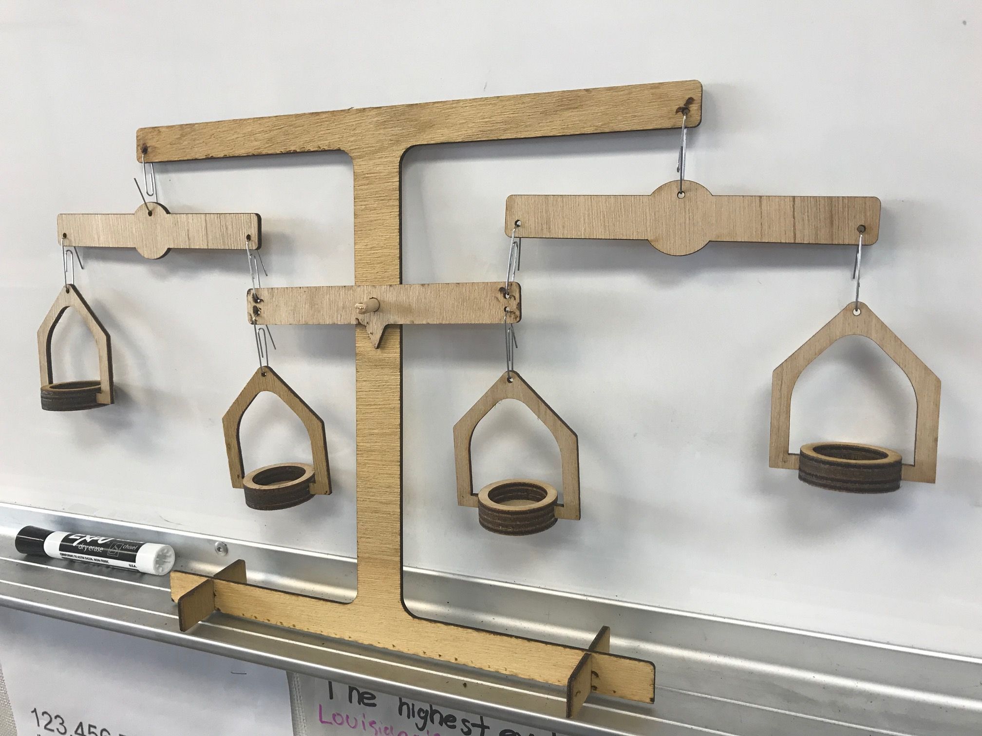 Laser Cut Algebra Balance - Teaching Tool : 6 Steps (with Pictures ...