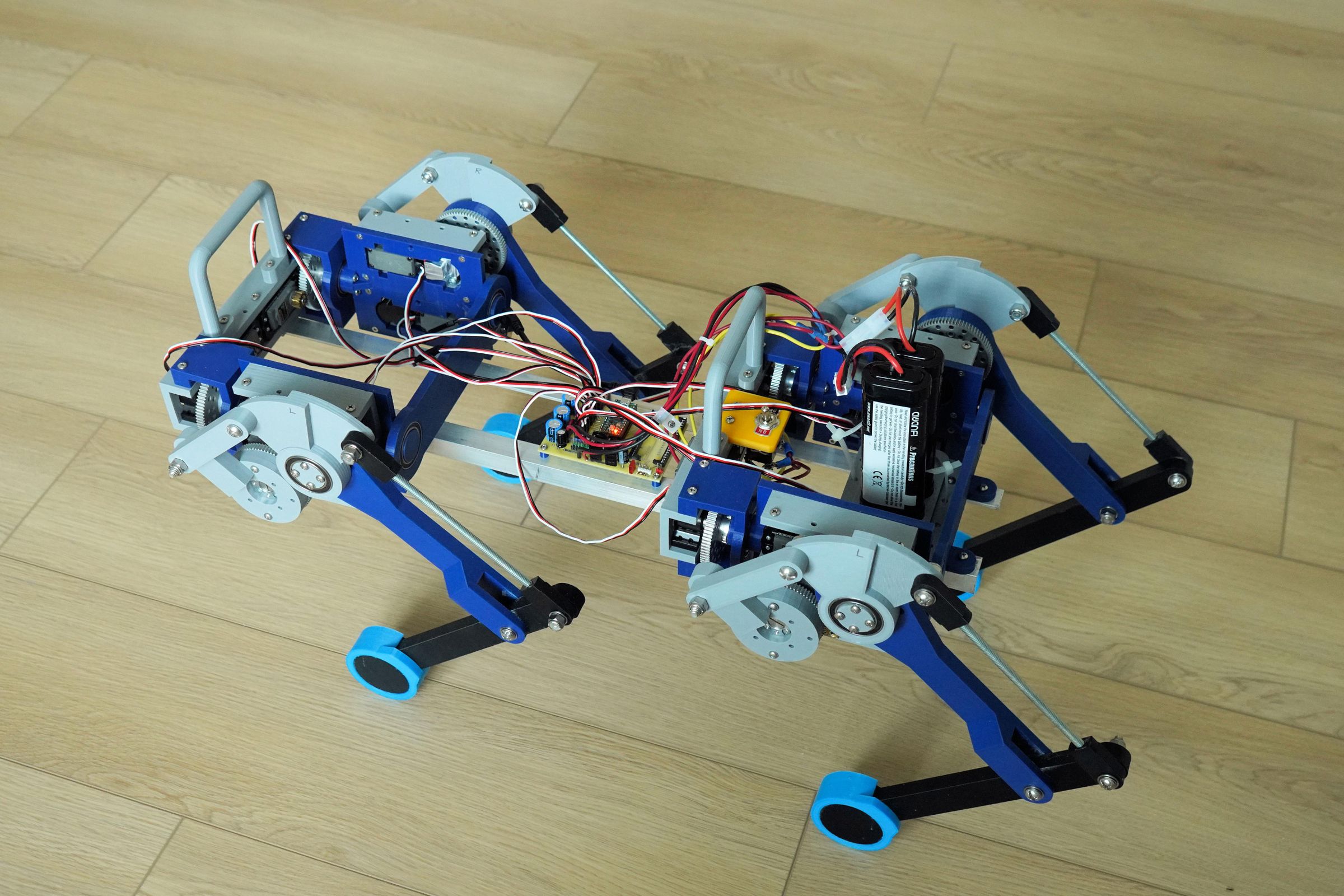 Emily, a Quadruped Dog Robot : 12 Steps - Instructables
