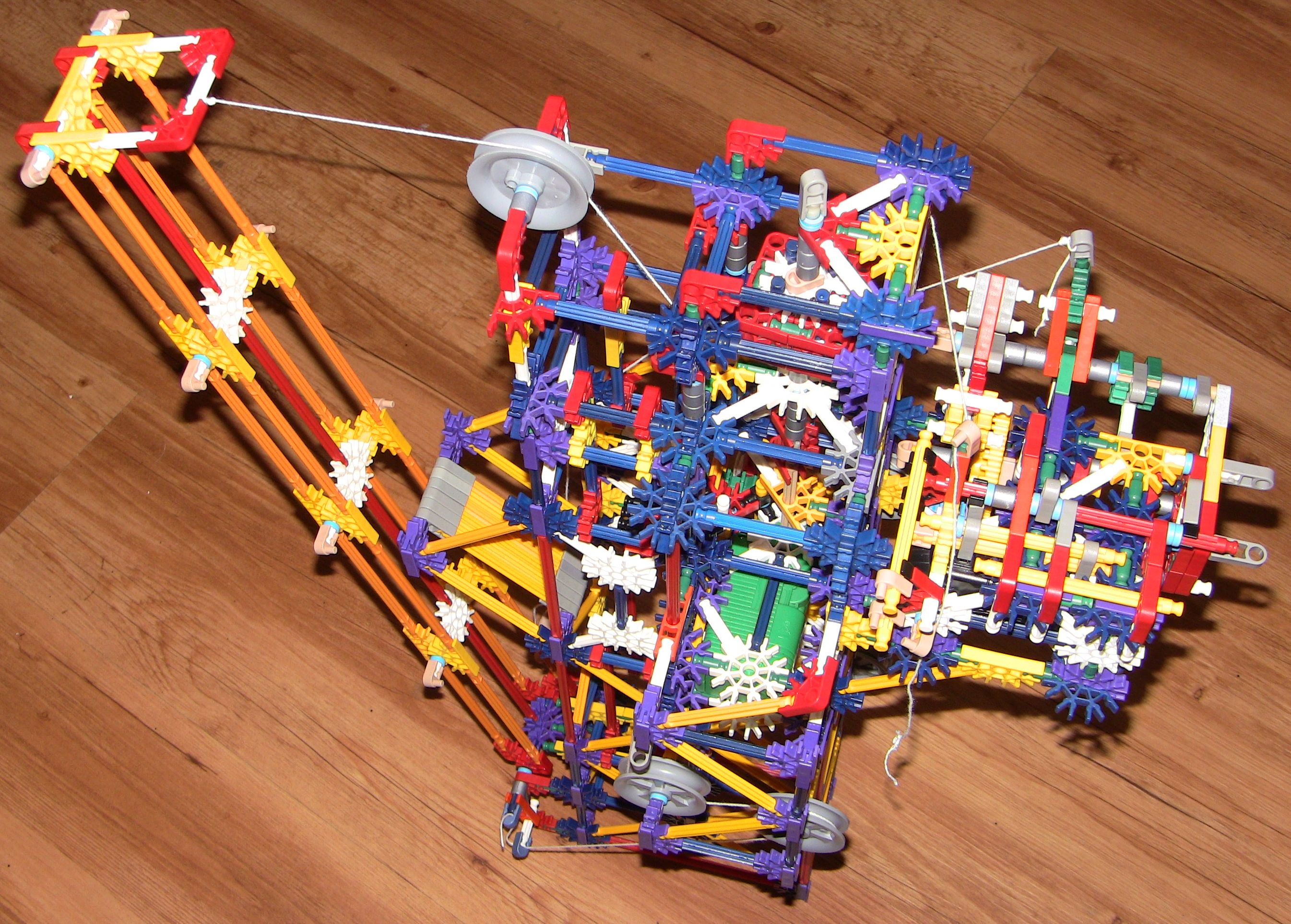 Knex Automatic Drawbridge Element : 7 Steps - Instructables