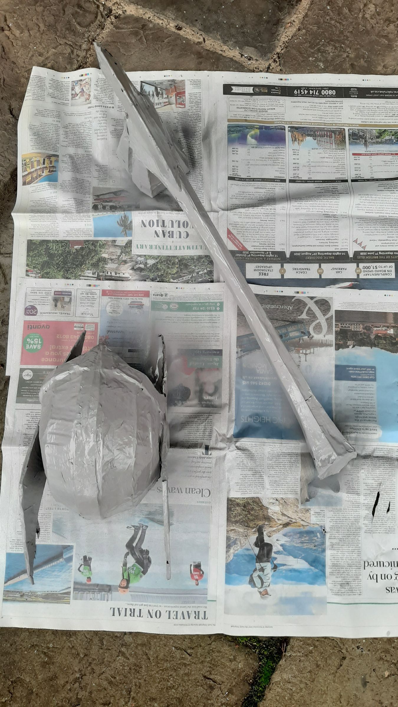 Cardboard Stormbreaker and Thor:Ragnarok Helmet : 5 Steps - Instructables