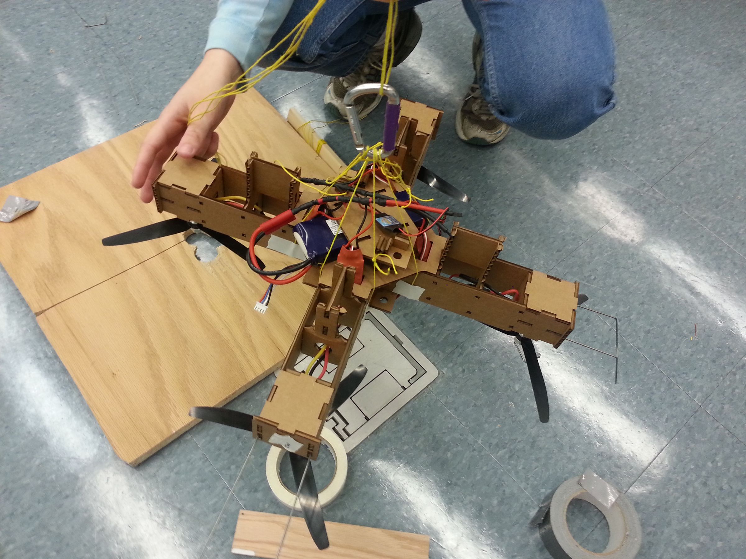 Autonomous, Cardboard, Rasberry Pi Controlled QuadCopter : 30 Steps ...