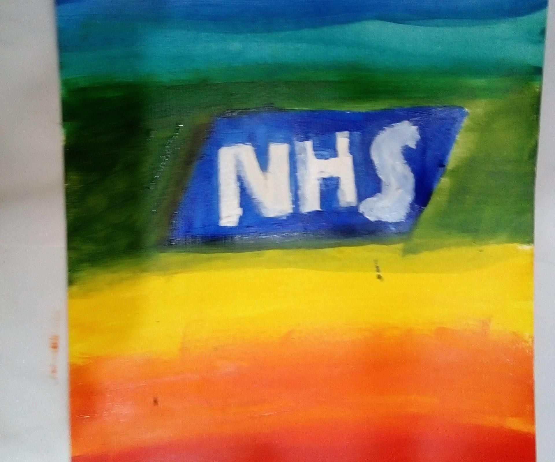 Rainbow NHS Acrylic Painting : 10 Steps - Instructables