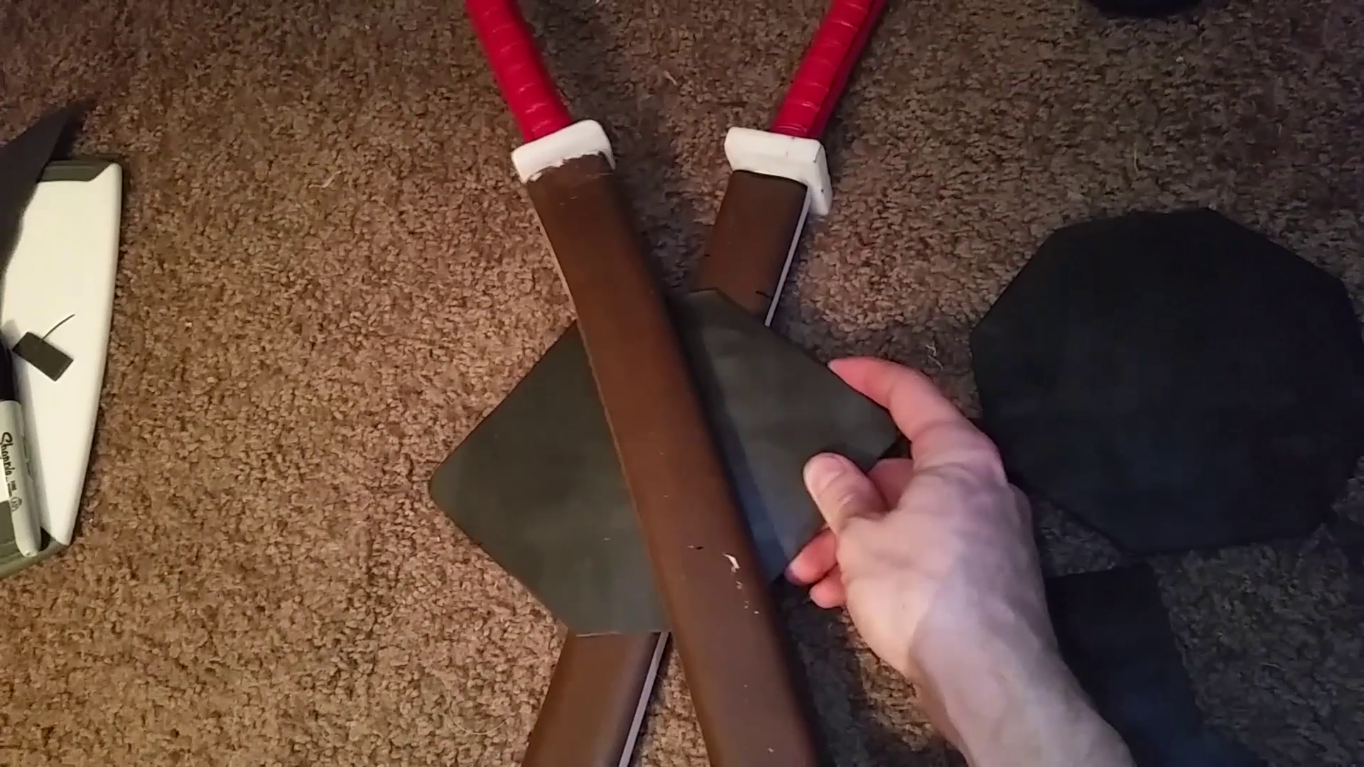 How to Make Deadpool Costume - Deadpool's Swords and Back Sheath : 7 ...