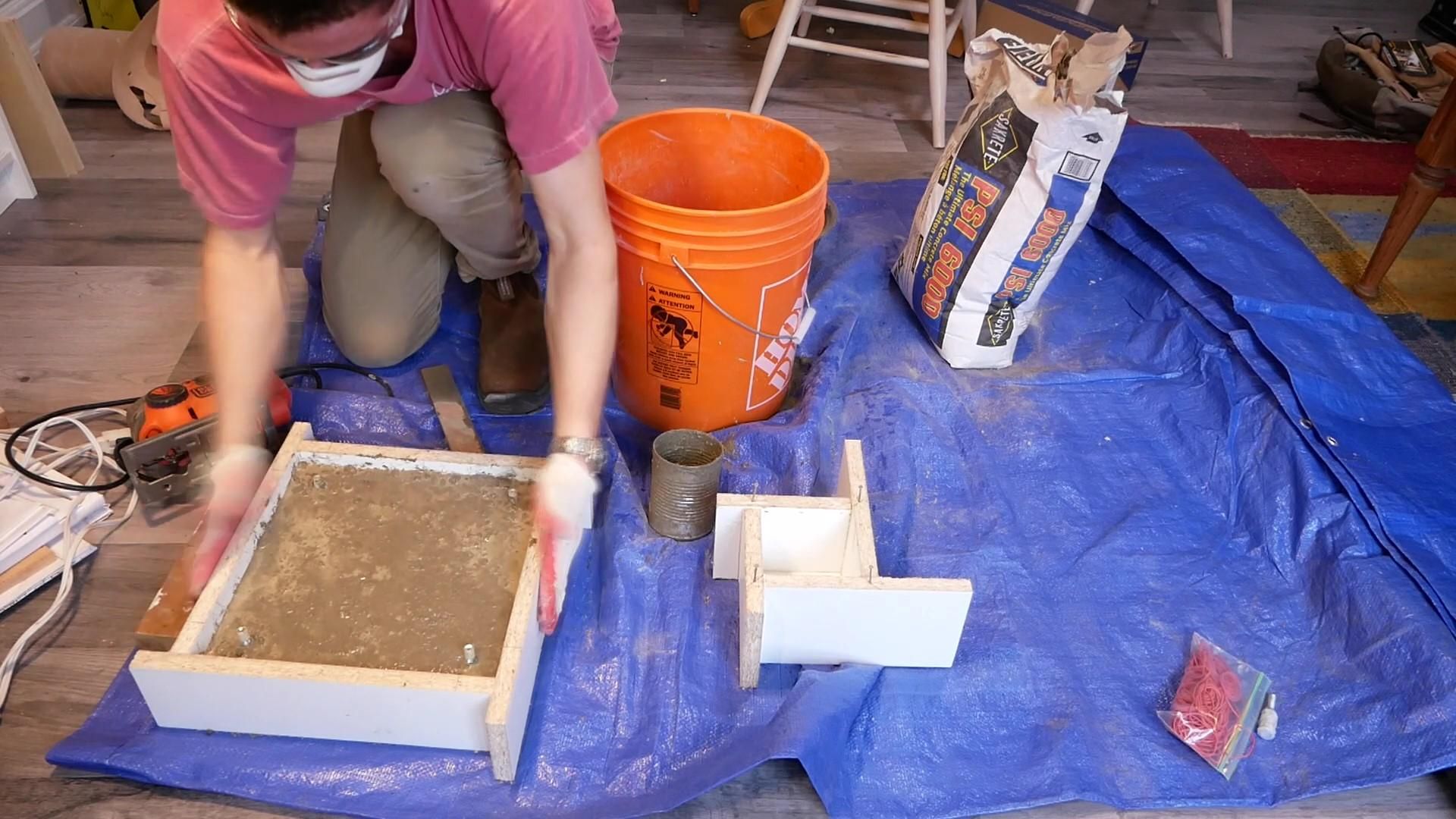 Concrete & Wood Counterweighted Mic Stand : 12 Steps (with Pictures ...