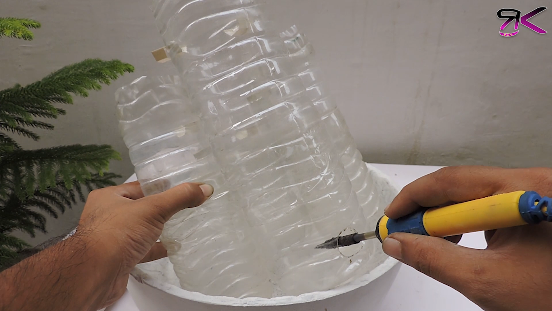 Amazing Water Fountain With Plastic Bottle and Led (DIY) : 7 Steps ...