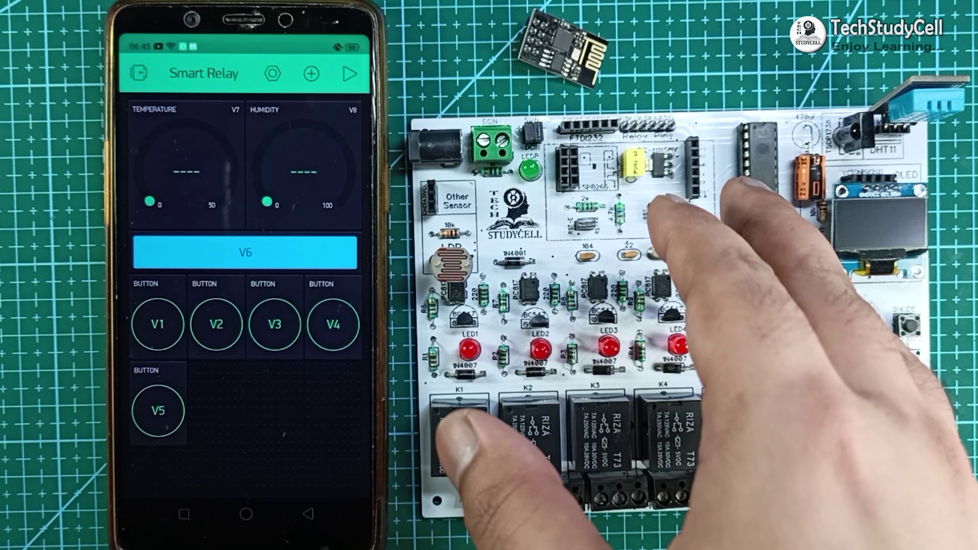 Home Automation Using Arduino and WiFi Module ESP01 | Arduino ESP8266 ...