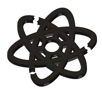 Atom Fidget Spinner W/ "Electrons" : 4 Steps (with Pictures ...