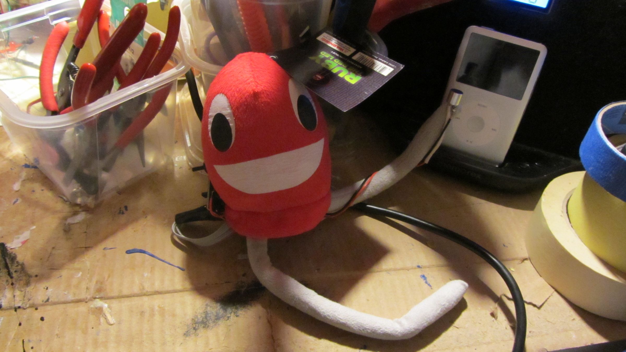 Ruby the Red LED Plushie Mod : 4 Steps (with Pictures) - Instructables
