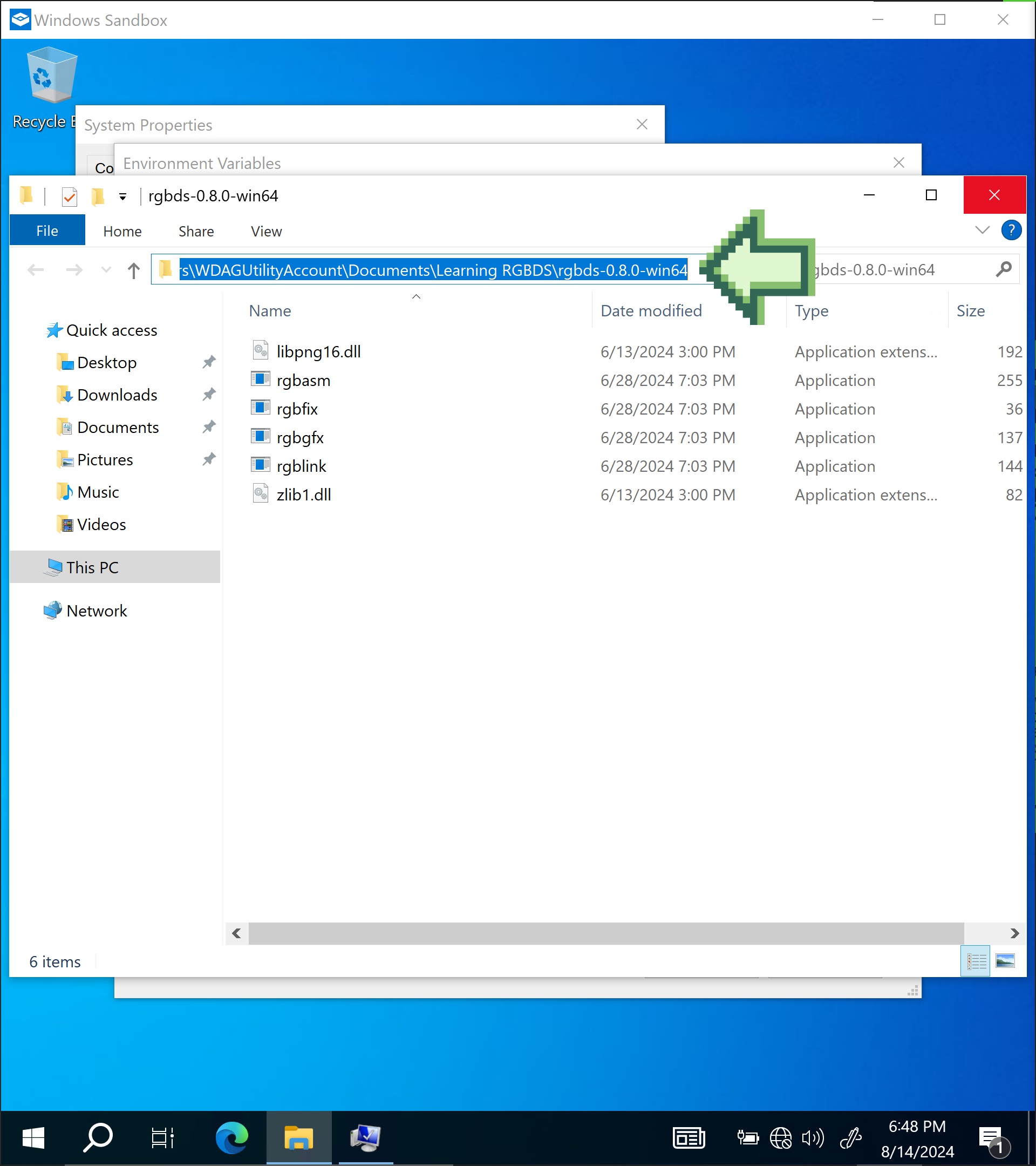 Installing the Rednex Game Boy Development System on Windows 10 : 14 ...