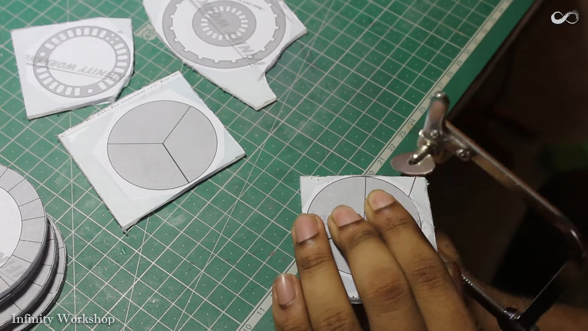 Iron Man Arc Reactor Template