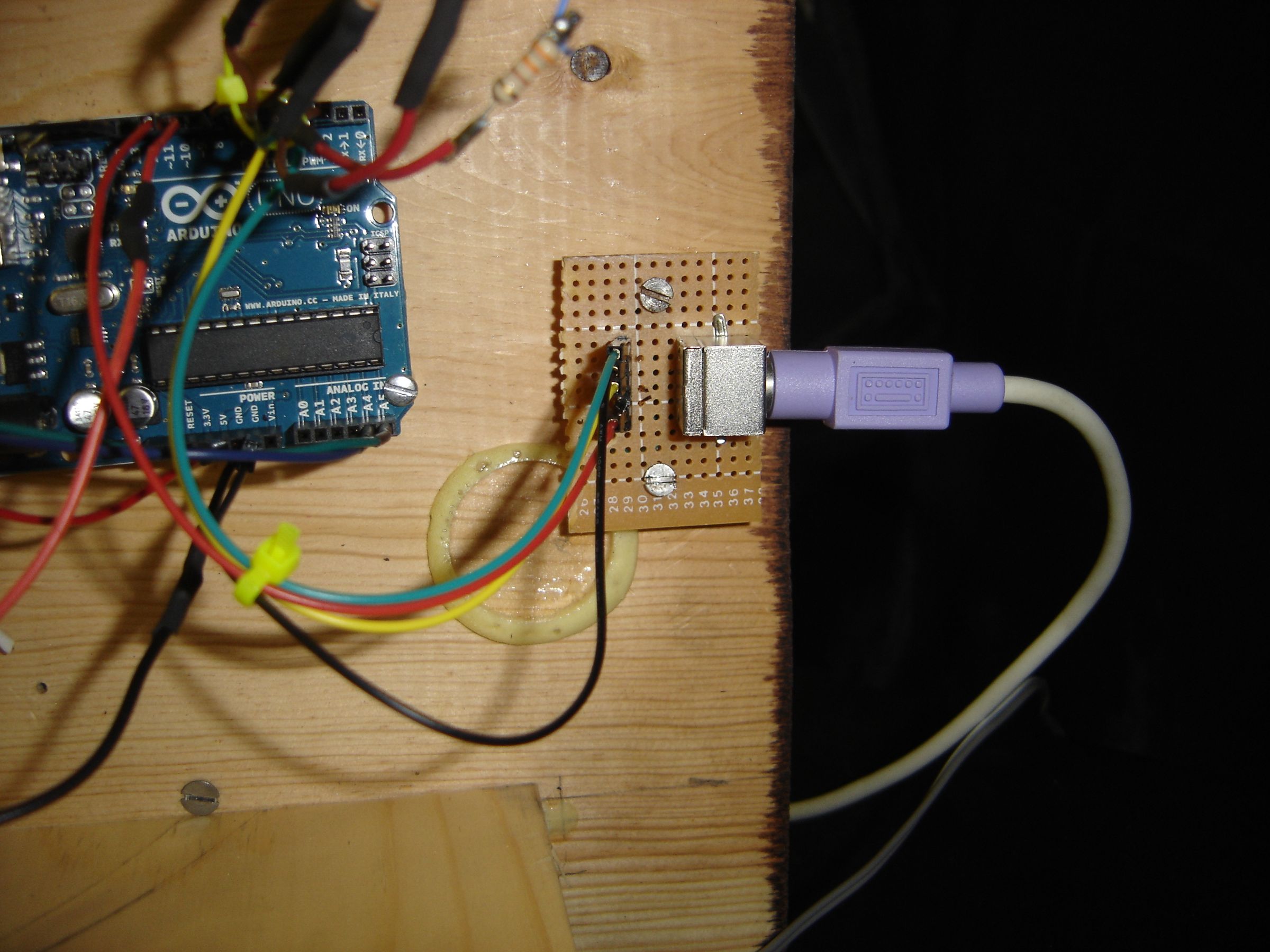 POV Clock & Message Display W/RTC and PS/2 Keyboard : 7 Steps - Instructables