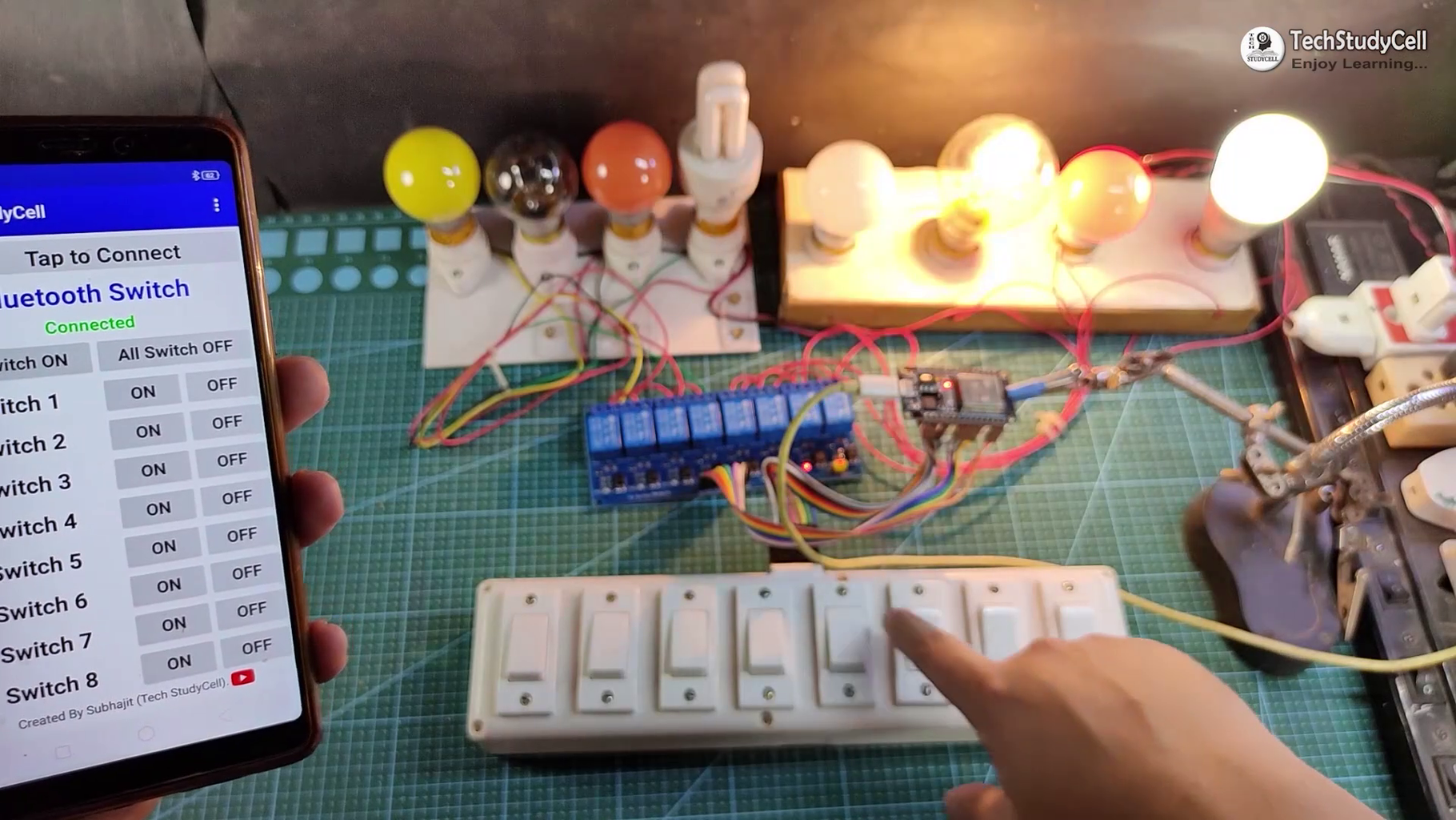 Esp32 Bluetooth Home Automation With Manual Switch 8 Steps