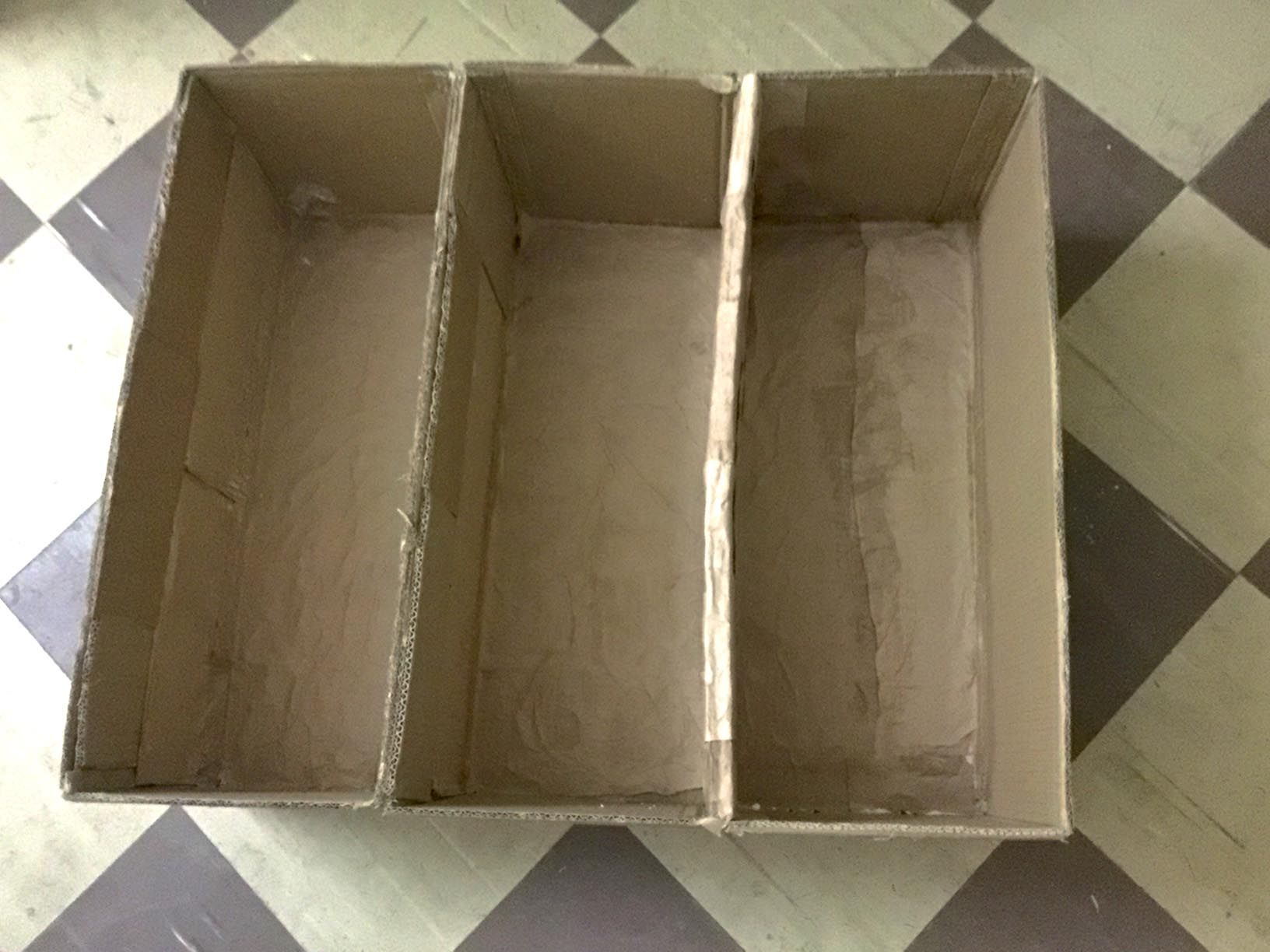 Turn Old Cheap CardBoard Box Into a Useful Premuim Storage Shelf With ...