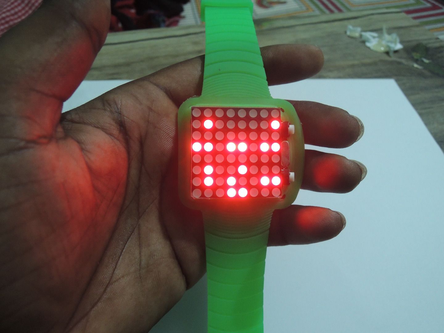 DIY Arduino Dot Matrix Wrist Watch : 13 Steps (with Pictures ...