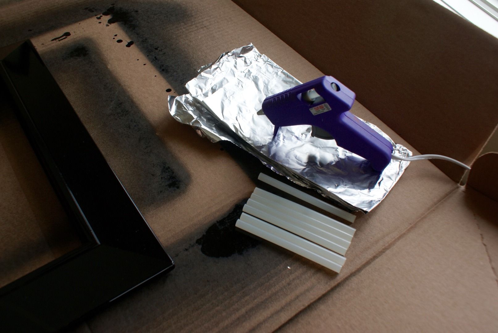 DIY Mimic Stained Glass Picture Frame : 12 Steps (with Pictures ...