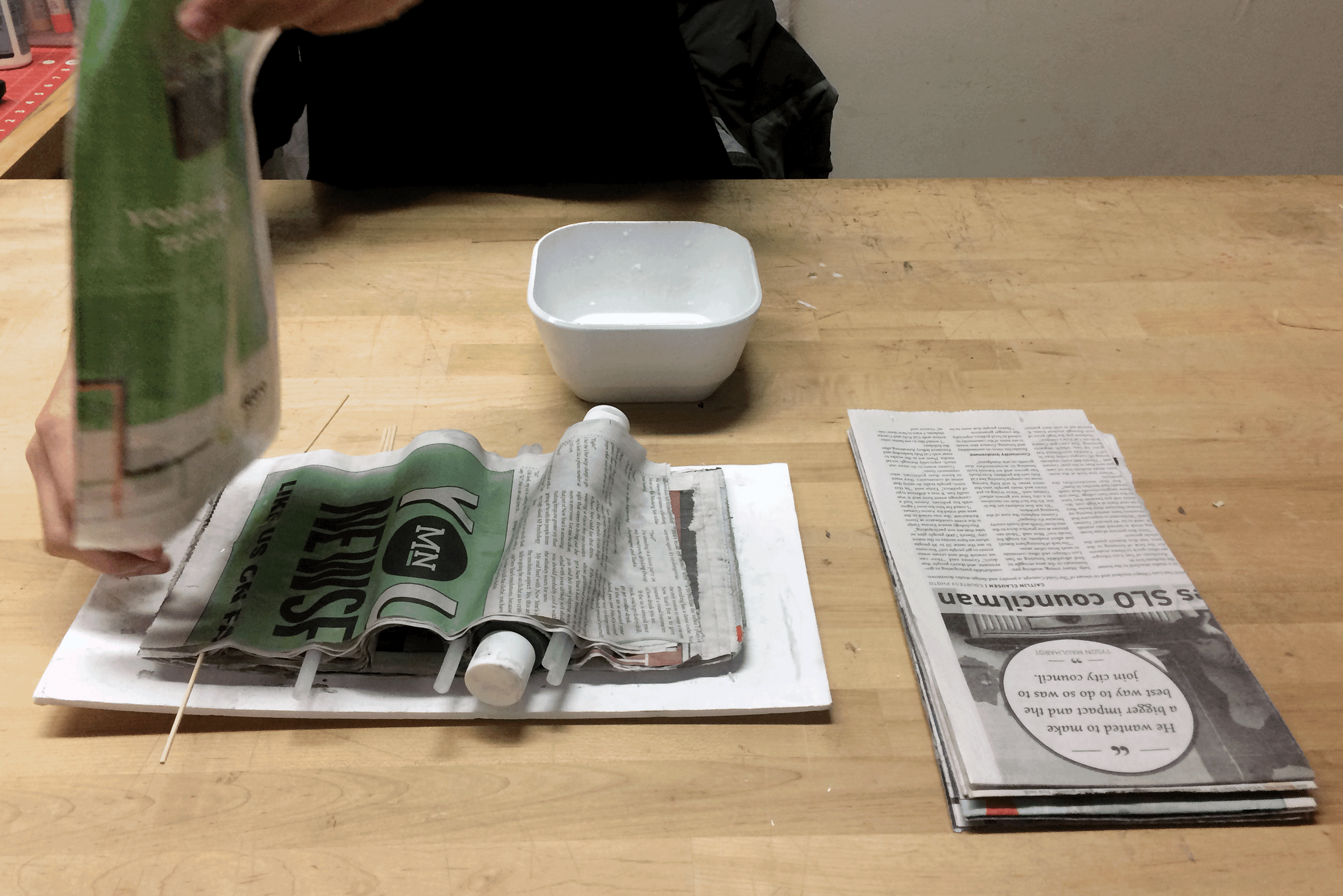 Newspaper Block : 7 Steps (with Pictures) - Instructables