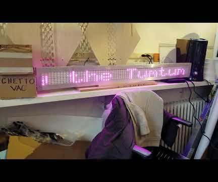 LED Strip Message Board : 3 Steps - Instructables