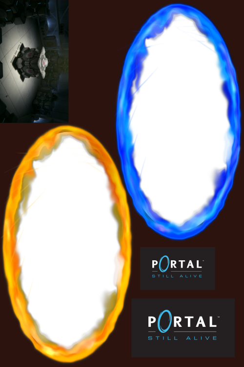 Orange Portal Png
