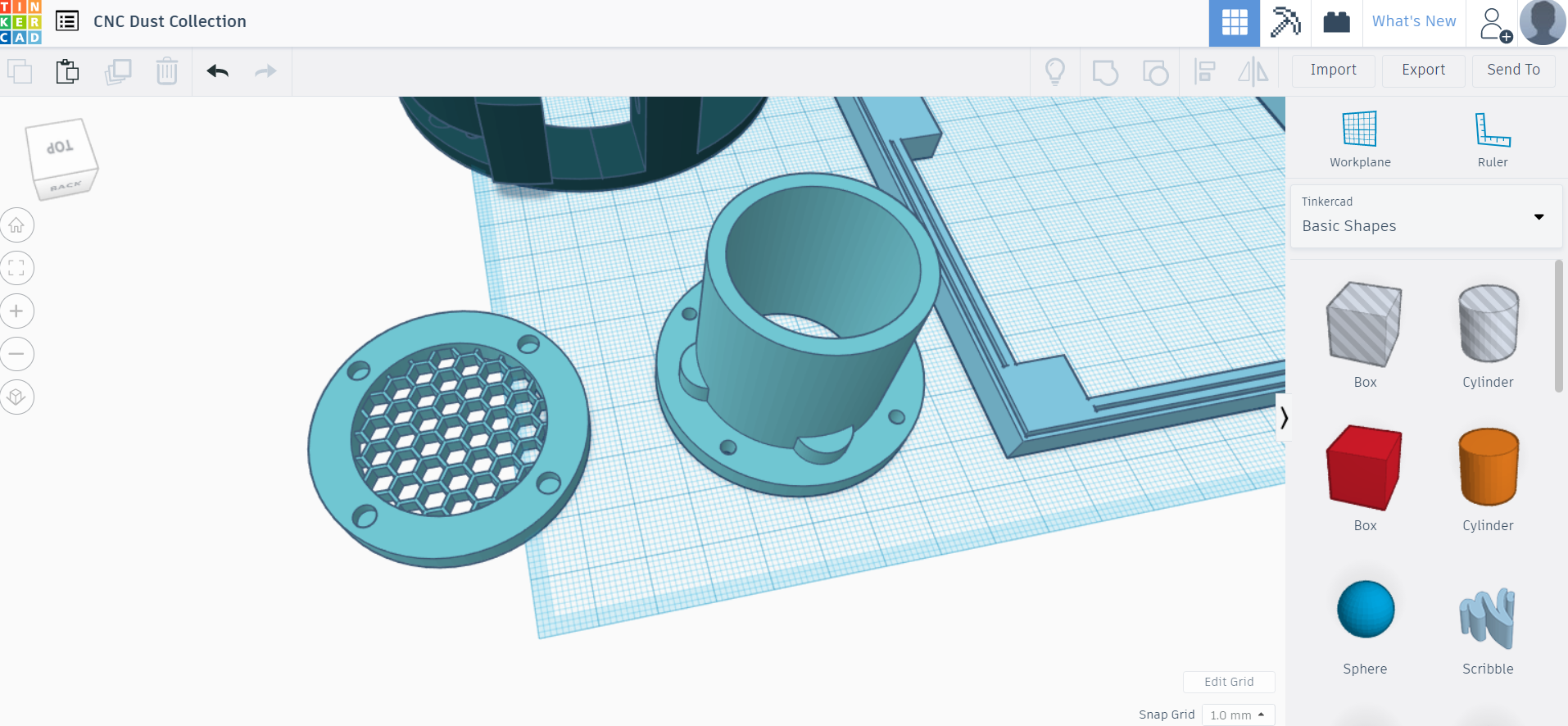 CNC Dust Collection / 3D Printed : 4 Steps (with Pictures) - Instructables