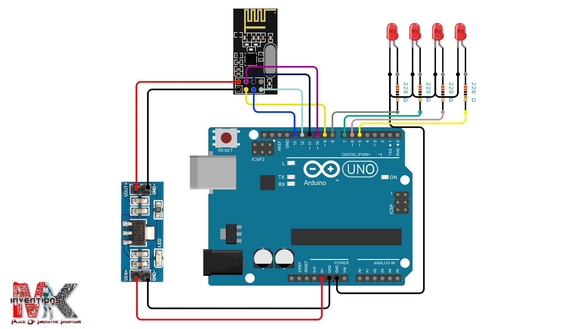 🔧 DIY Wireless Sensor Hub With ESP32 + Arduino + NRF24L01 : 12 Steps ...