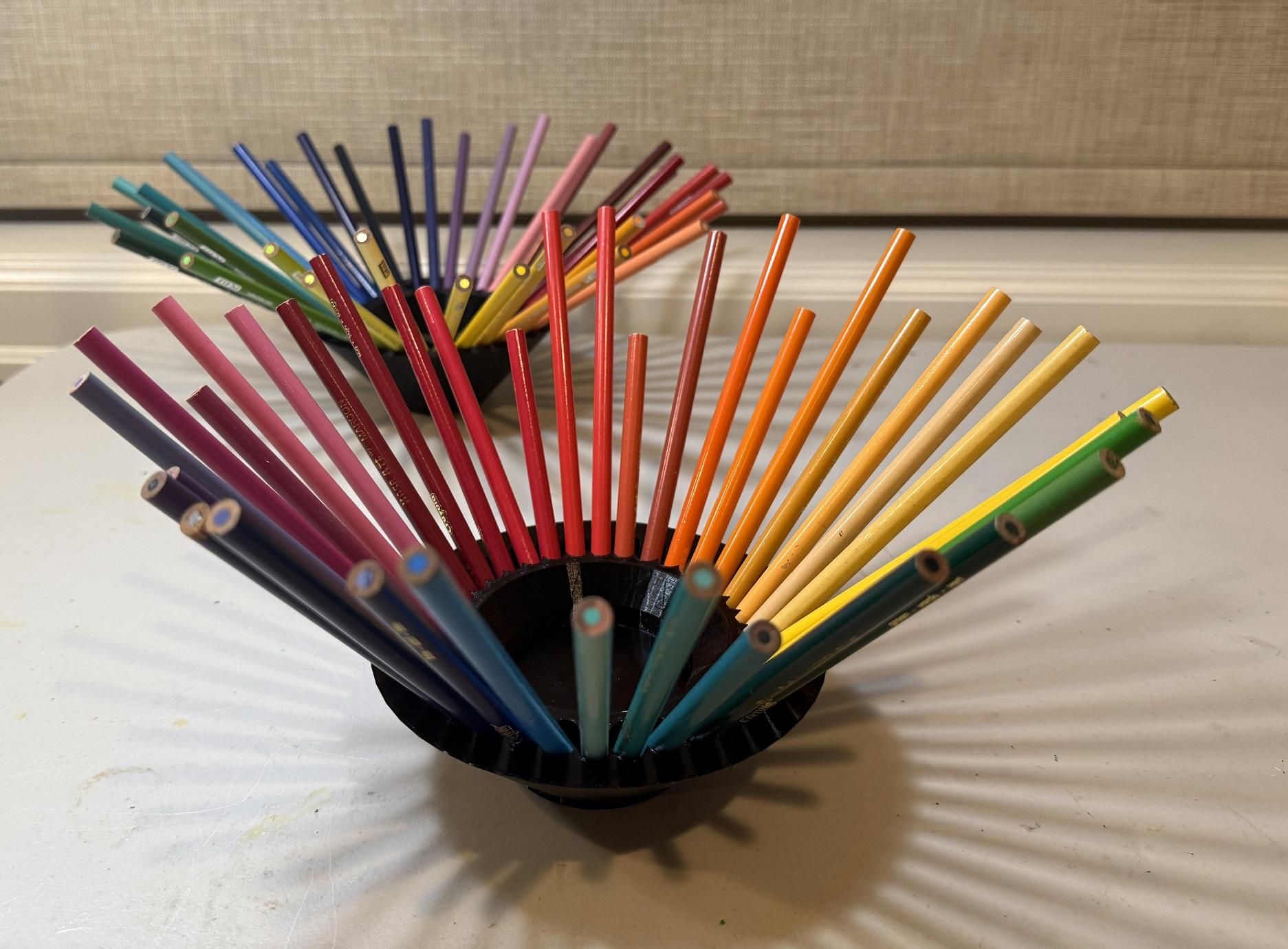 Upcycled Colored-Pencil Decorative Basket : 5 Steps (with Pictures ...