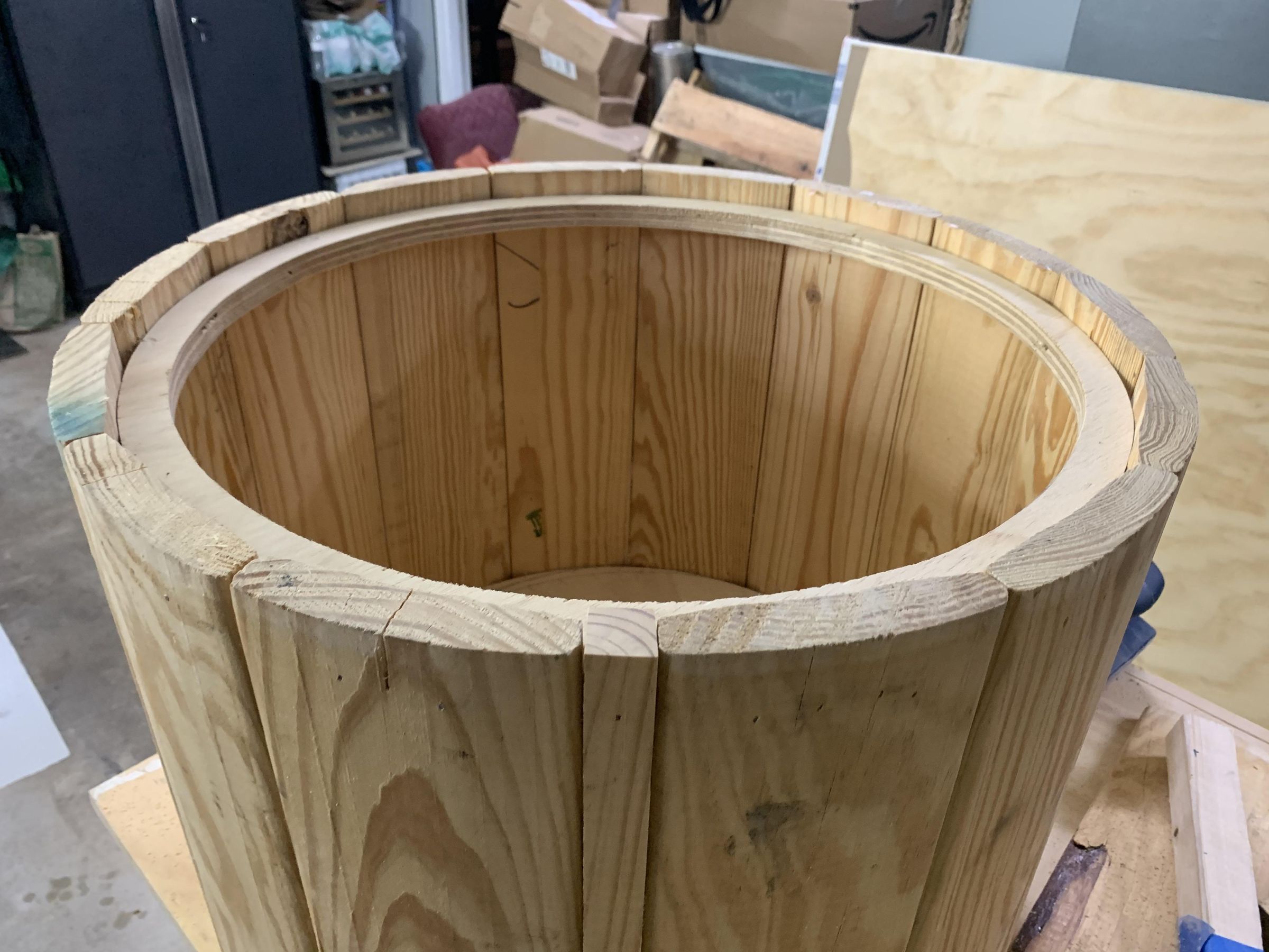 Upcycled Cable Spool Ottoman With Storage : 6 Steps (with Pictures ...